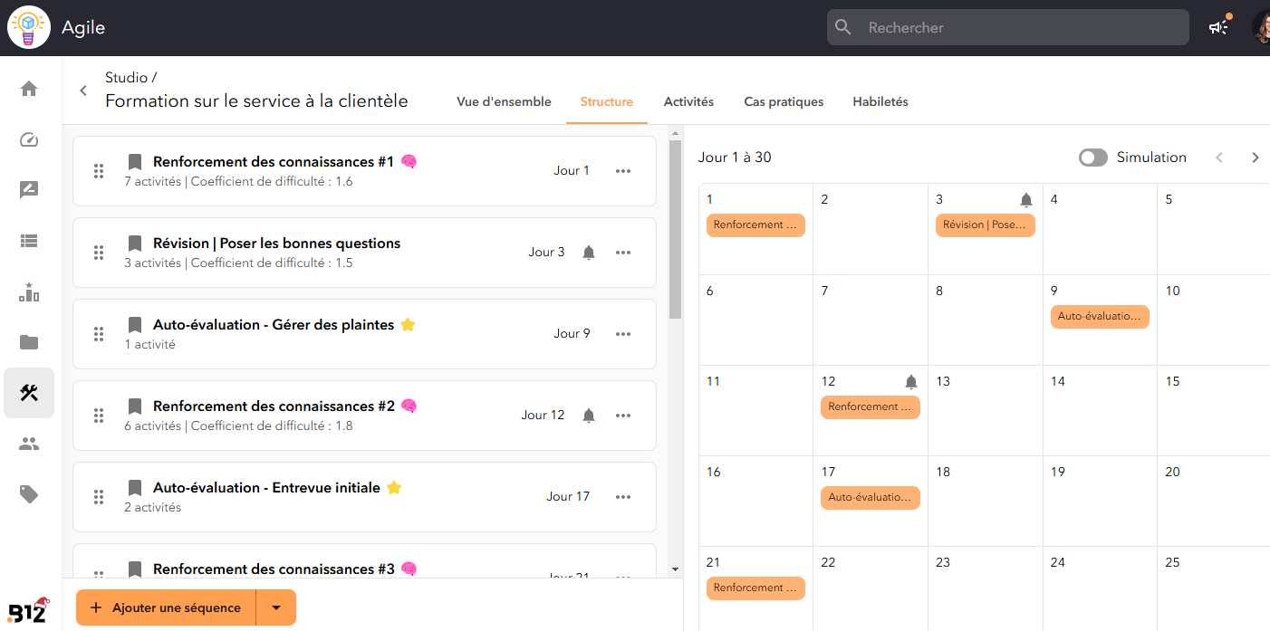 Navigate in a Program – B12 Help Center