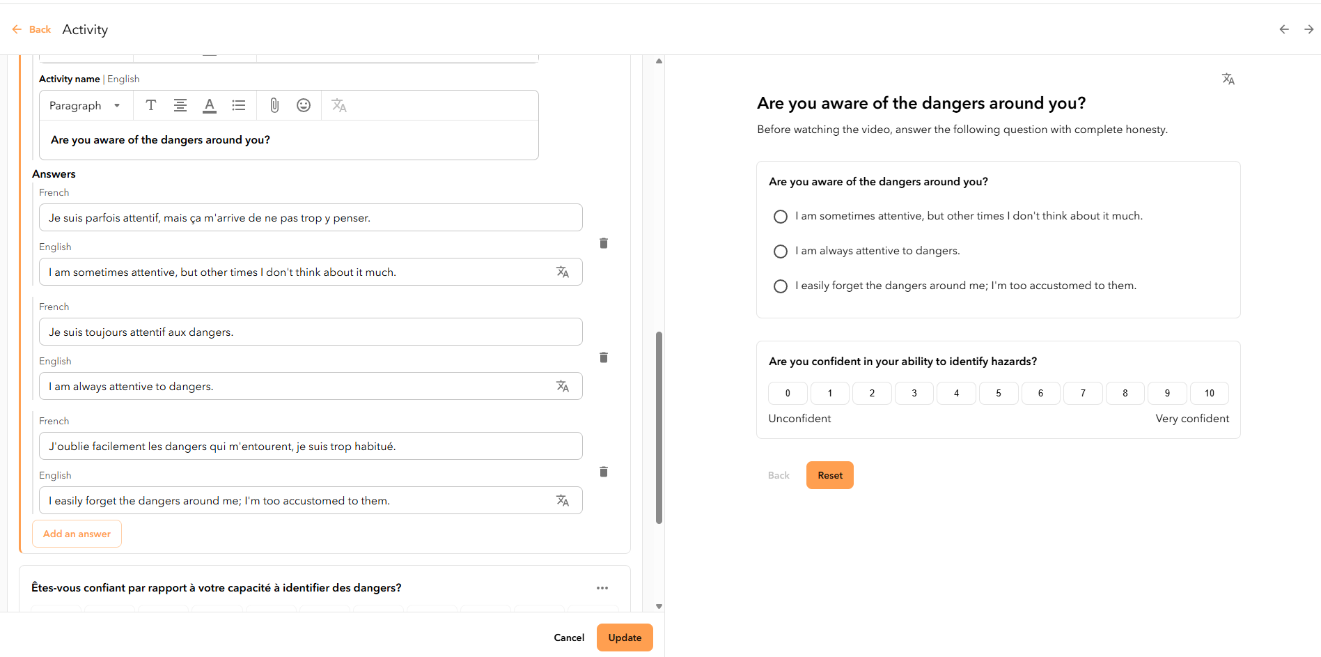 Questionnaire Activities: Surveys and Logbook – B12 Help Center